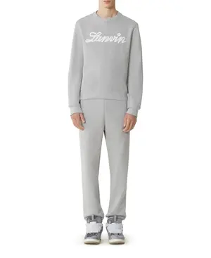 LANVIN Embroidered Logo Jogging Pants