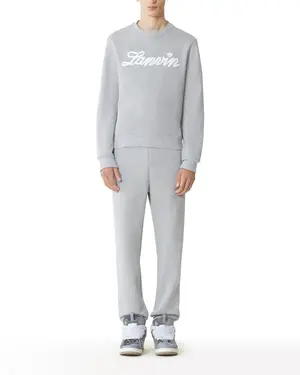 LANVIN Embroidered Logo Jogging Pants