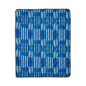 SLOWTIDE Kyoto 60 X 72 Picnic Blanket - Indigo