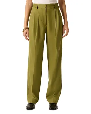 Argent Pleated Bottoms For Women