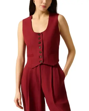 ARGENT Mock Neck Bodysuit - Maroon