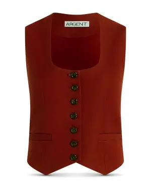 ARGENT Mock Neck Bodysuit - Maroon