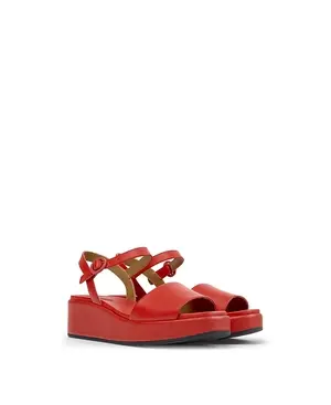 Women's Camper Red Sandals