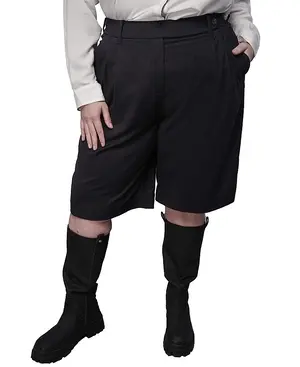 WILDFANG Empower Wide Leg Short - Black