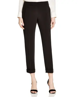 Max Mara Tailored Triacetate Blend Pants - Black