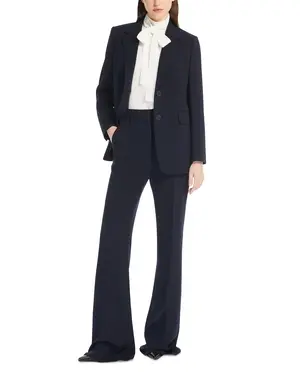 Max Mara Alabama Flared Pants - Navy