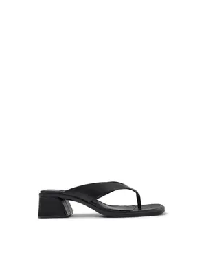 Camper Kora Leather Sandals - Black