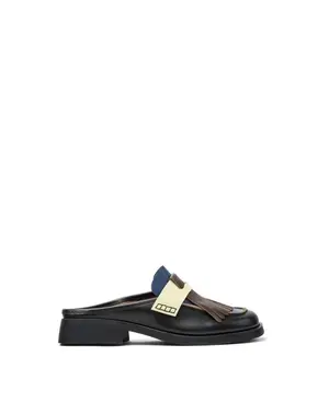 Camper Donna Twins Leather Clogs
