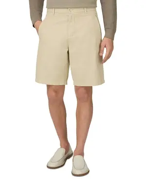 Boggi Milano Cotton Linen Shorts - Sand