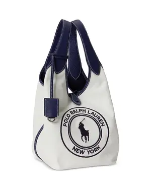Polo Ralph Lauren Polo Play Logo Canvas Tote