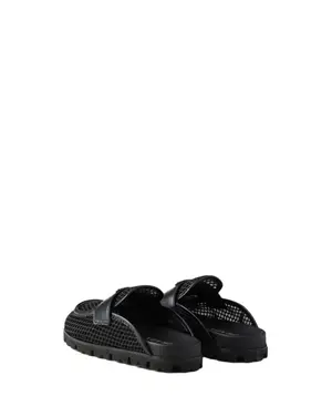 Prada Mesh Fabric Mules