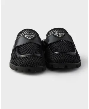 Prada Mesh Fabric Mules