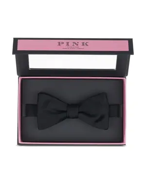 Thomas Pink Satin Self-tie Bow Tie