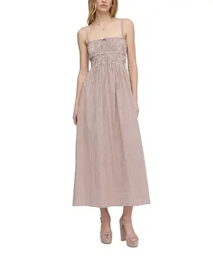Hill House Home The Larissa Nap Dress - Cognac Gingham