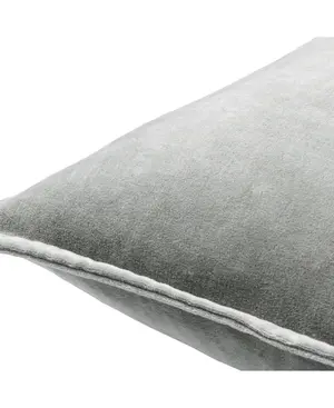 SURYA Cotton Velvet Decorative Pillow - Sage