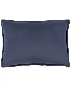 SURYA Cotton Velvet Decorative Pillow Navy