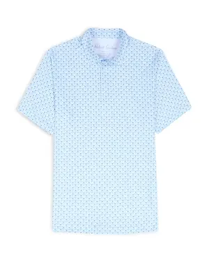 Robert Graham Links & Drinks Short Sleeve Knit Polo Shirt