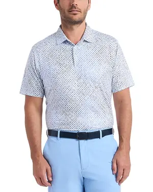Robert Graham Dalby Short Sleeve Knit Polo Shirt