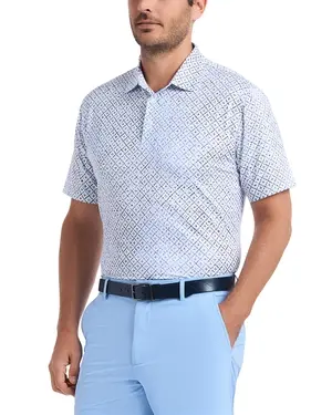 Robert Graham Dalby Short Sleeve Knit Polo Shirt