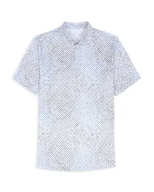 Robert Graham Dalby Short Sleeve Knit Polo Shirt
