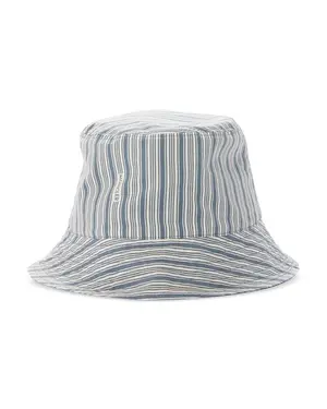 Moncler Logo Bucket Hat - Dark Blue
