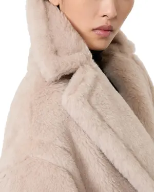 Max Mara Alpaca, Wool & Silk Teddy Coat