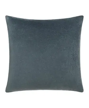 SURYA Cotton Velvet Decorative Pillow - Slate Gray