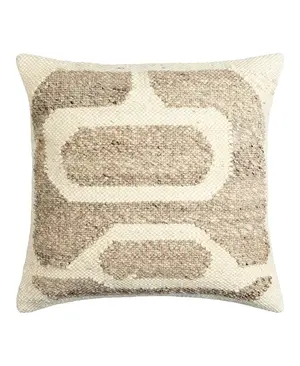 SURYA Deccan Traps Decorative Pillow Light Brown
