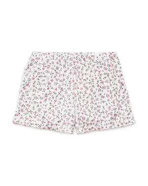 PETITE PLUME Pointelle Knit Shorts - Pink