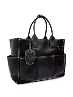GANNI Logo-tag Multi-pocket Tote Bag