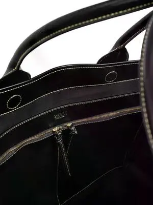 GANNI Logo-tag Multi-pocket Tote Bag