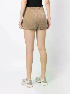 Fear Of God Velvet-effect Logo-tag Shorts
