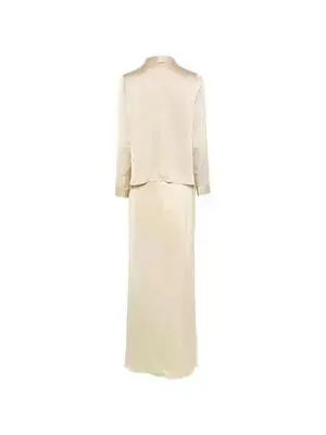 AIRE Draped Skirt Set