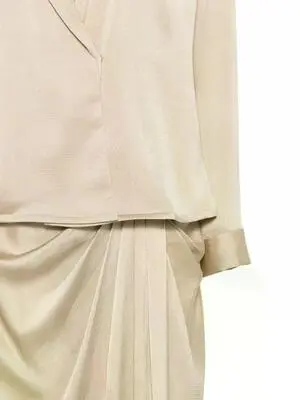 AIRE Draped Skirt Set