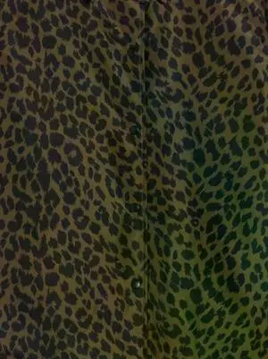 Aspesi Leopard Print Shirt Jacket