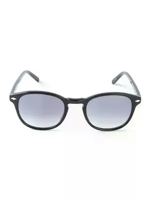 LESCA Gradient Sunglasses - Black