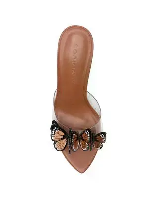 SOPHIA WEBSTER Vanessa Heeled Sandals - Brown