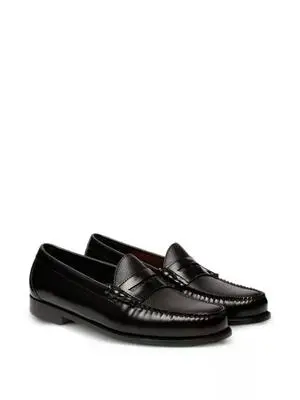 G.H.BASS Hand-stitched Leather Loafers