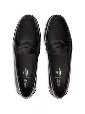 G.H.BASS Hand-stitched Leather Loafers