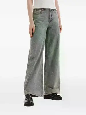 B+AB Embellished Wide Leg Jeans