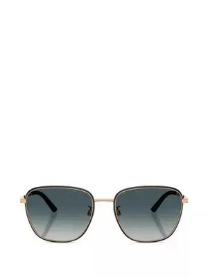 Oliver Spencer Square Frame Sunglasses - Black