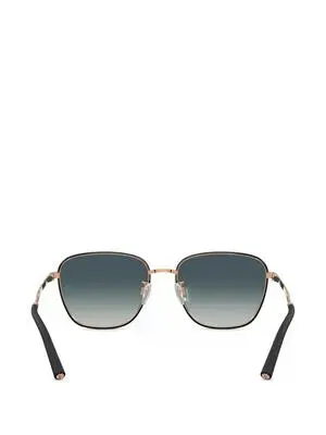 Oliver Spencer Square Frame Sunglasses - Black