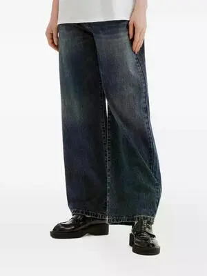 B+AB Faded-effect Wide-leg Jeans