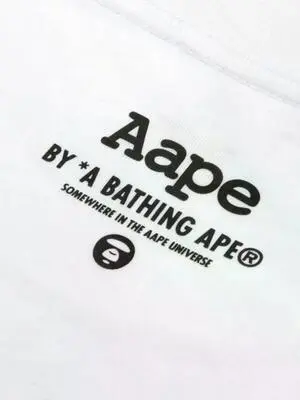 AAPE BY *A BATHING APE Logo Print T-shirt