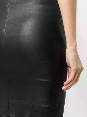 Sprwmn Leather Pencil Skirt