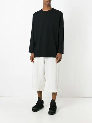 Yohji Yamamoto Logo Print Sweatshirt