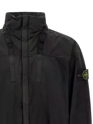Stone Island Metallic Nylon Bomber Jacket
