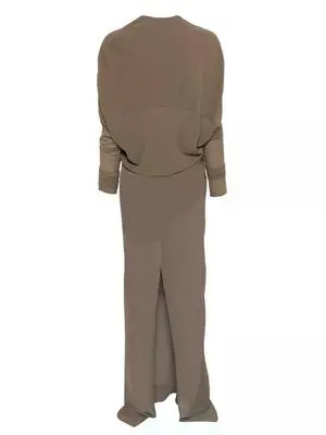 ENTIRE STUDIOS Long-sleeve Maxi Dress - Green