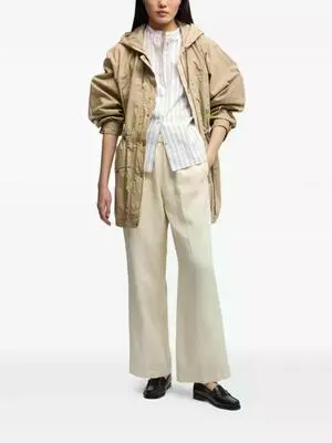 Aspesi Elasticated Linen Trousers