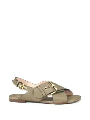 Agl Buckled-strap Flat Sandals